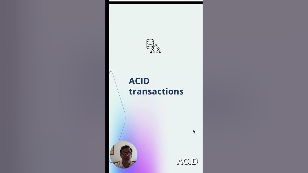 ACID Transactions Explained | Enough to Be Dangerous on Transactional Databases #technology ...