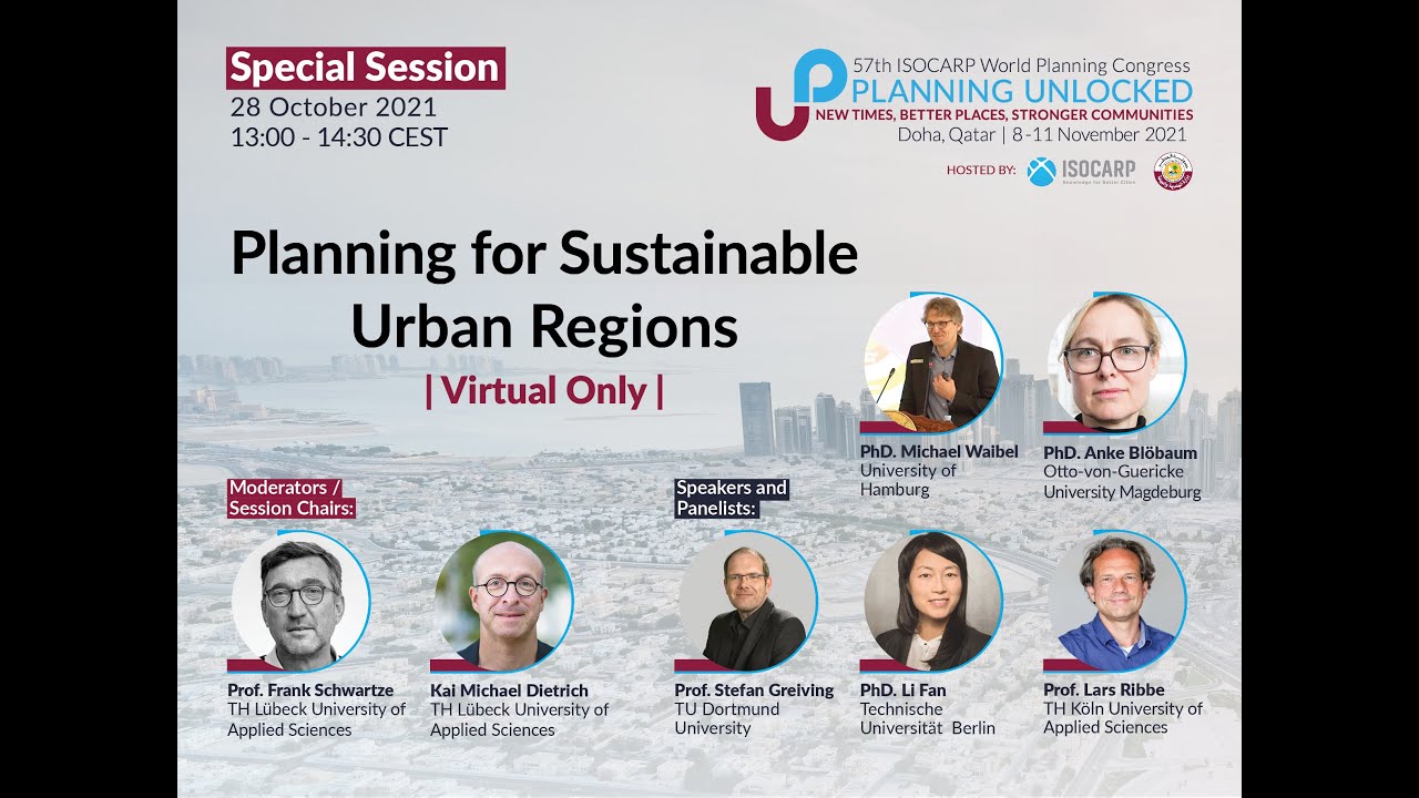 Planning for Sustainable Urban Regions | 57th ISOCARP World Planning ...