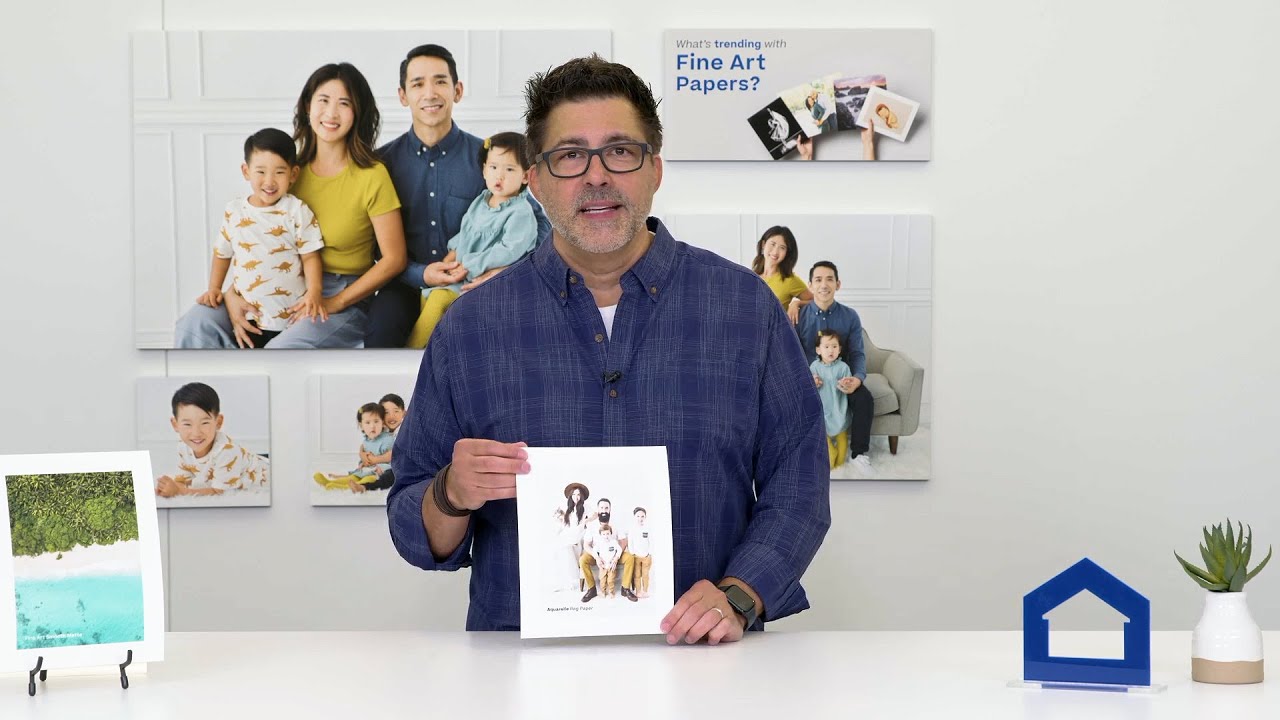 Aquarelle Rag Paper | Fine Art Papers | WHCC Product Information - YouTube