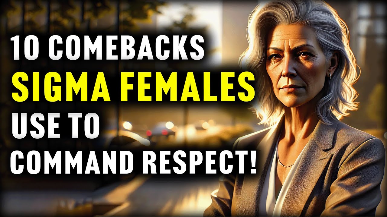 10 Powerful Comebacks Sigma Females Use to Handle Disrespect Like a ...