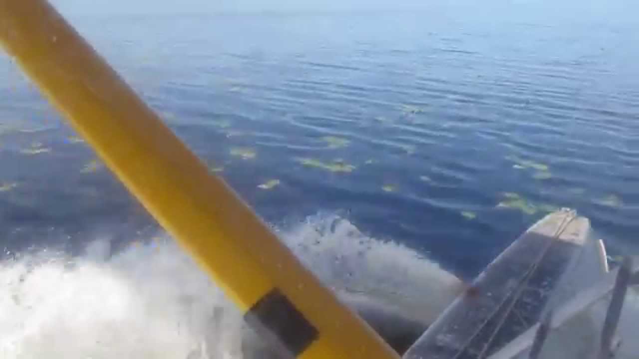Float plane take off | bush pilot | 1st person view - YouTube