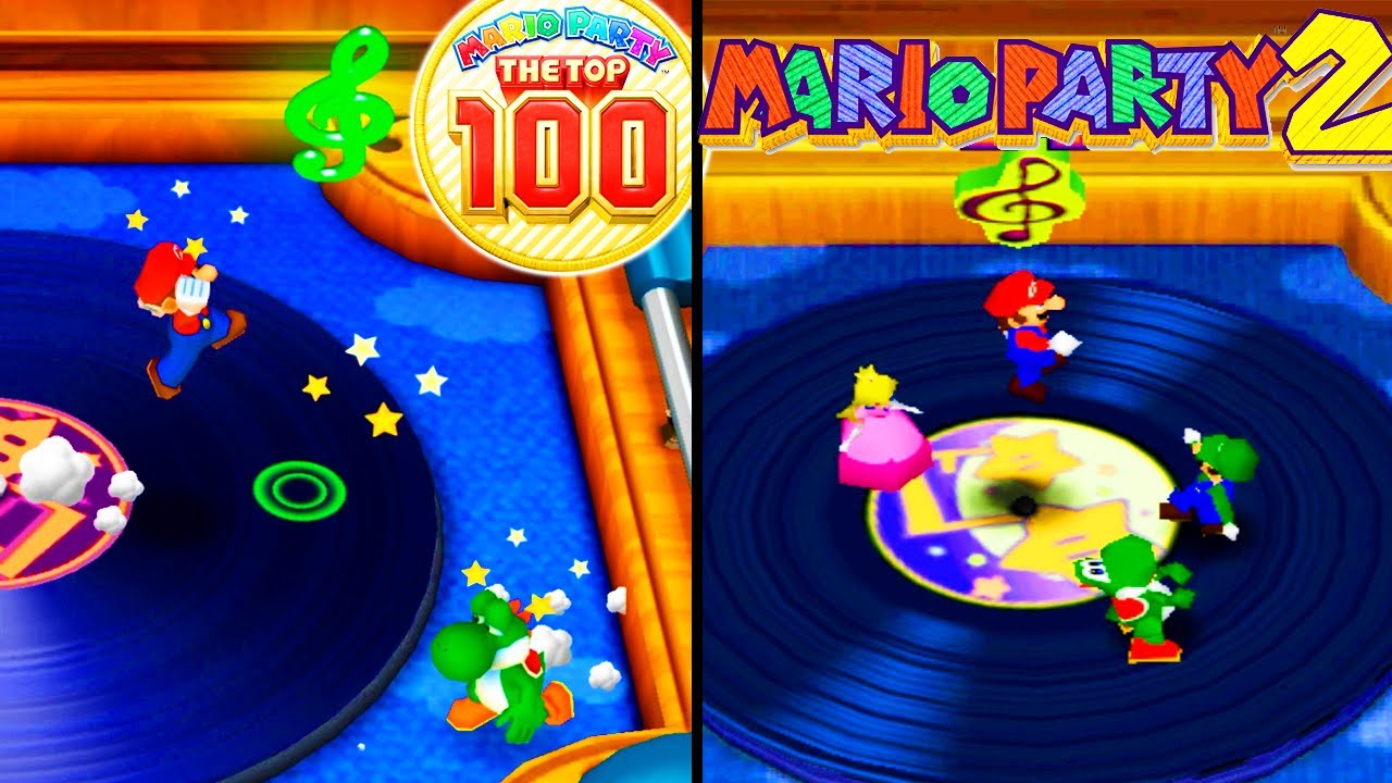 Comparison of Dizzy Dancing in Mario Party (1999-2017) - YouTube