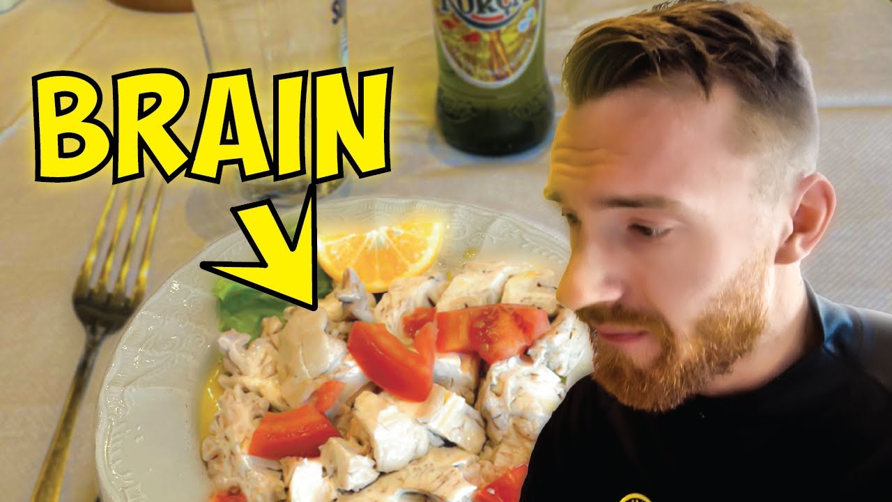 EATING BRAIN In Albania 🇦🇱 (Would You Do This?) - YouTube