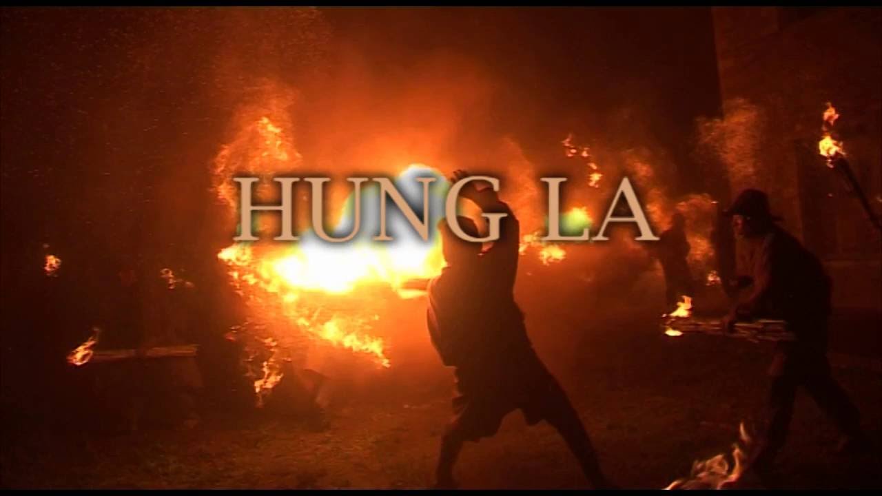 Unique fire celebration in Bhutan - YouTube