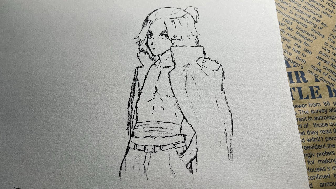 Drawing MIKEY | How to draw MIKEY in 8 minutes step by step | Anime ...