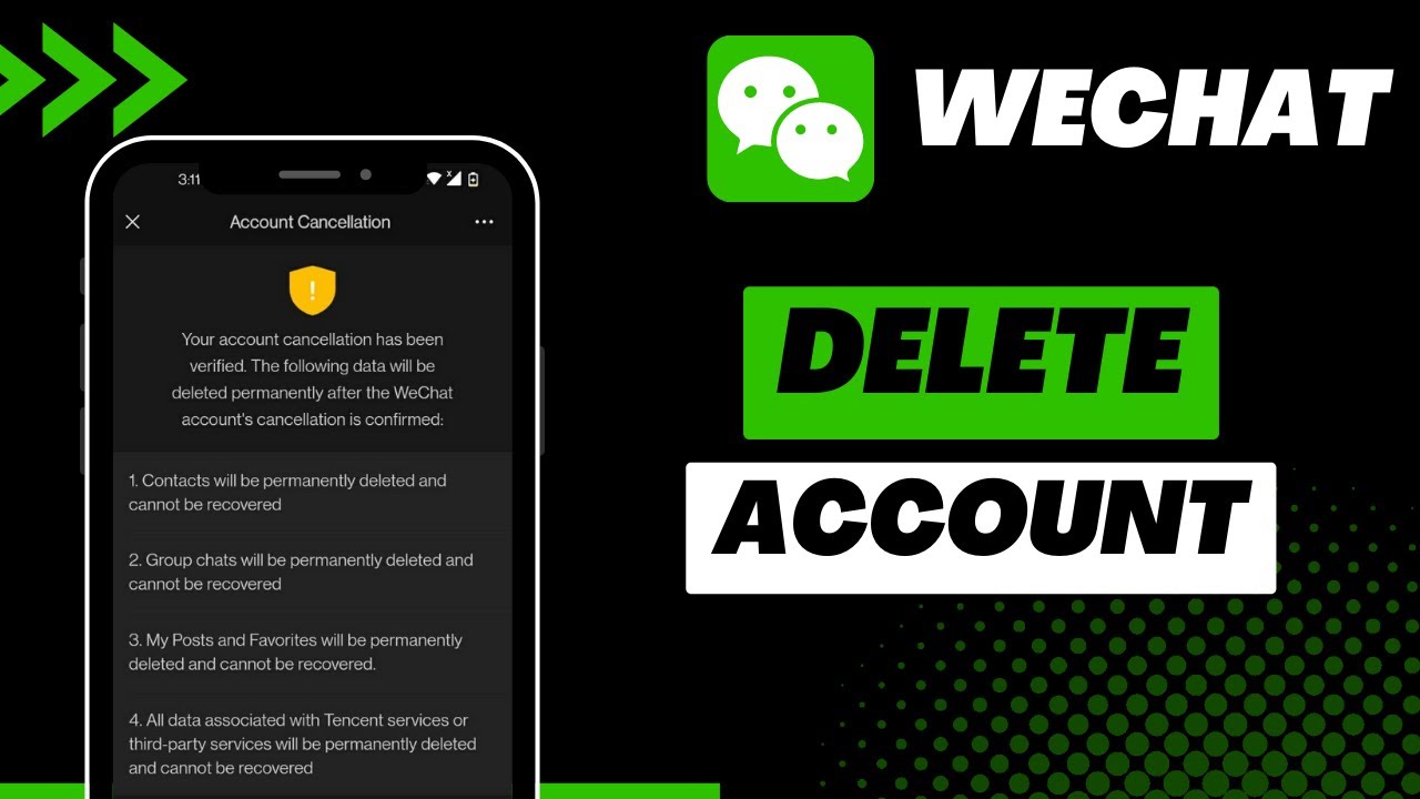 How to Delete WeChat Account Permanently | 2023 - YouTube