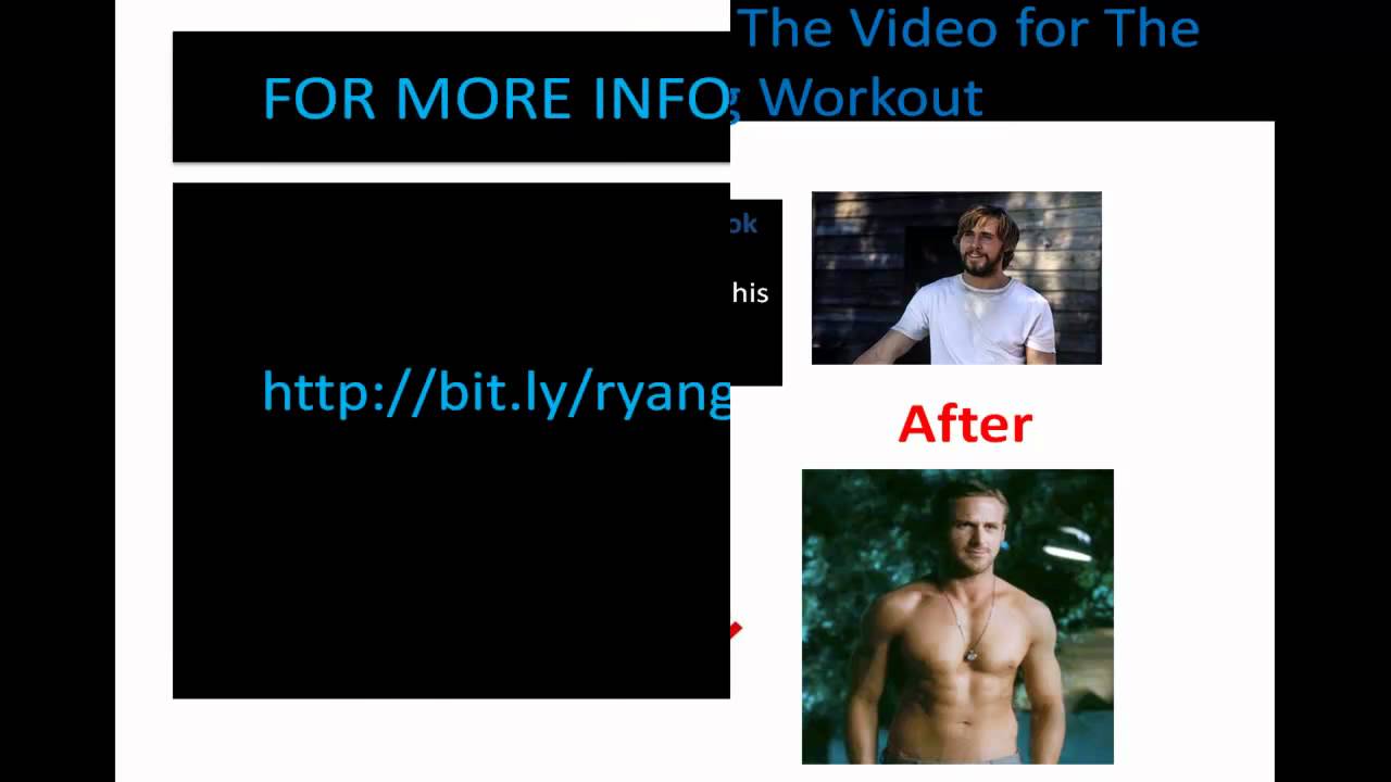 Ryan Gosling Workout - Get Sexy Ripped Abs Like the star of - YouTube