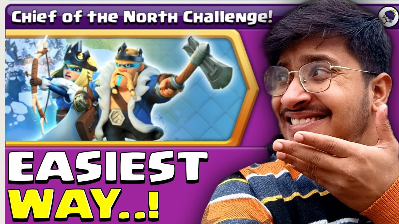 Easily 3 star CHIEF OF THE NORTH CHALLENGE (Clash of Clans) - YouTube