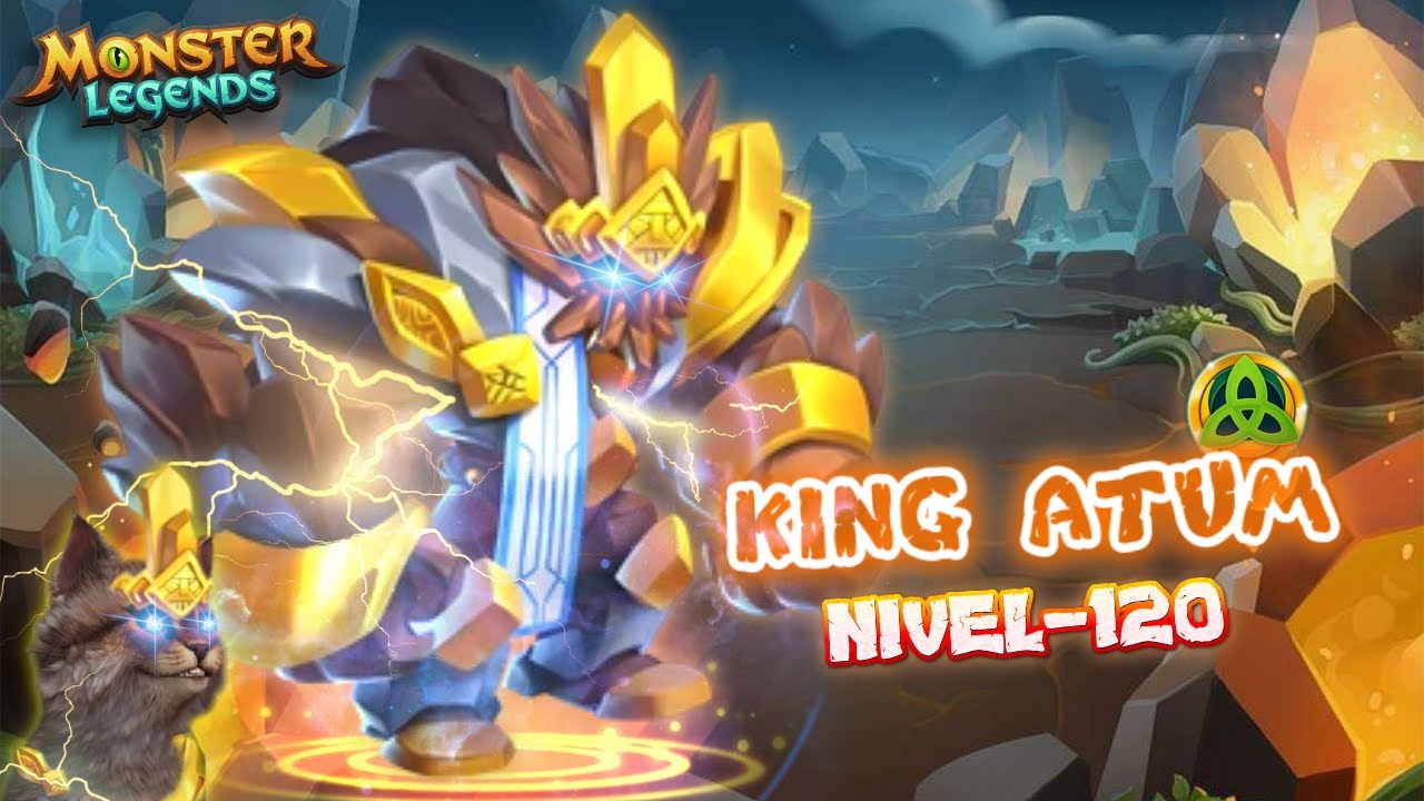 KING ATUM (LV 120 con TALENTO) EL TANQUE MAS OP DEL JUEGO🥵| Monster ...