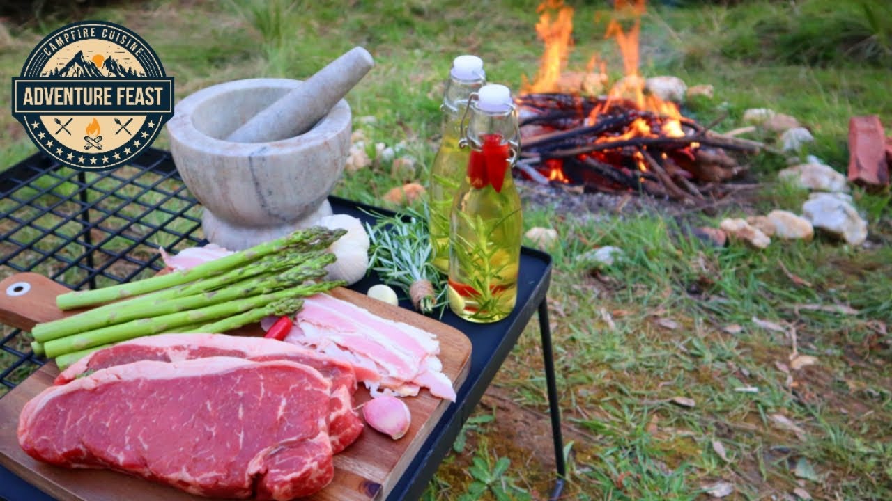 Steak Seared on a Grill Over an Open Flame 🥩🔥 - YouTube