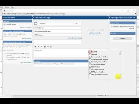How to deploy/package App in Matlab | Arithmetic Calculator | Matlab App Designer - YouTube