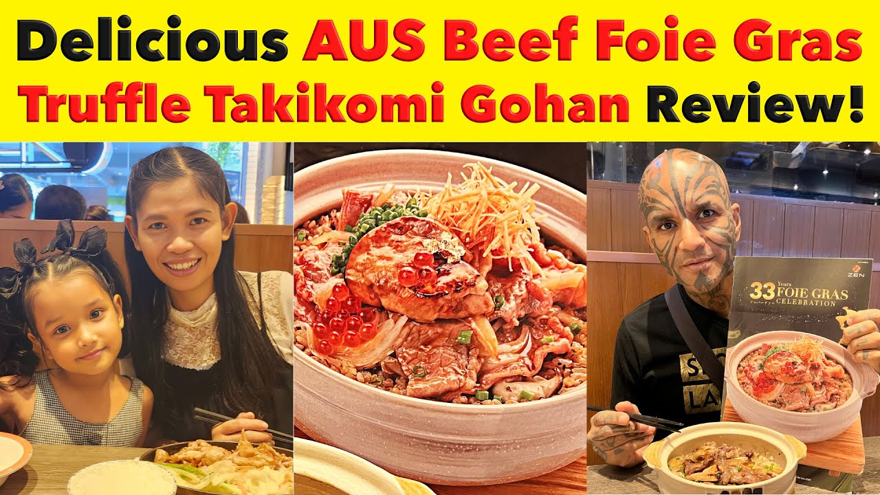 Dining at Sushi Zen in Koh Samui | AUS Beef Foie Gras Truffle Takikomi ...