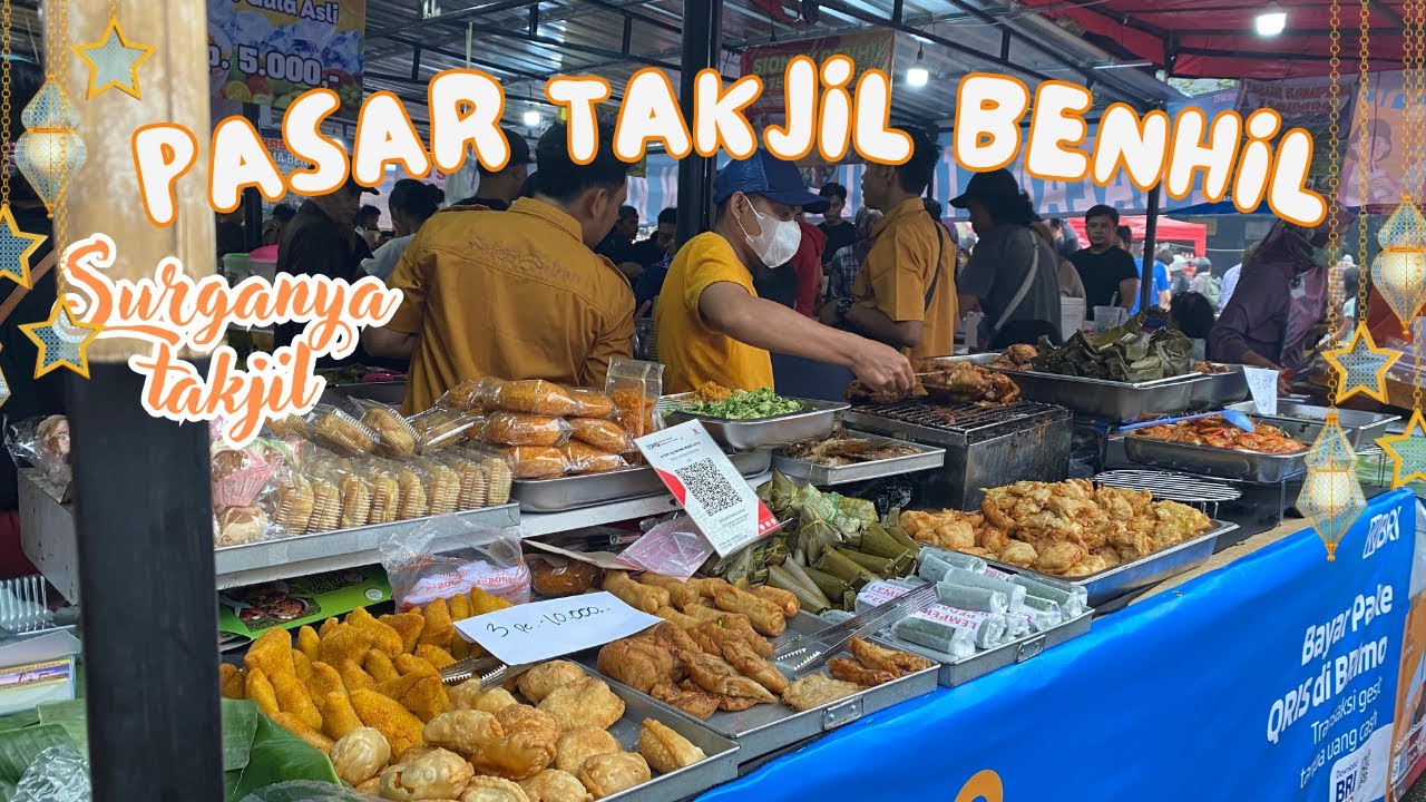 SURGANYA TAKJIL DI PASAR TAKJIL BENHIL!! - YouTube