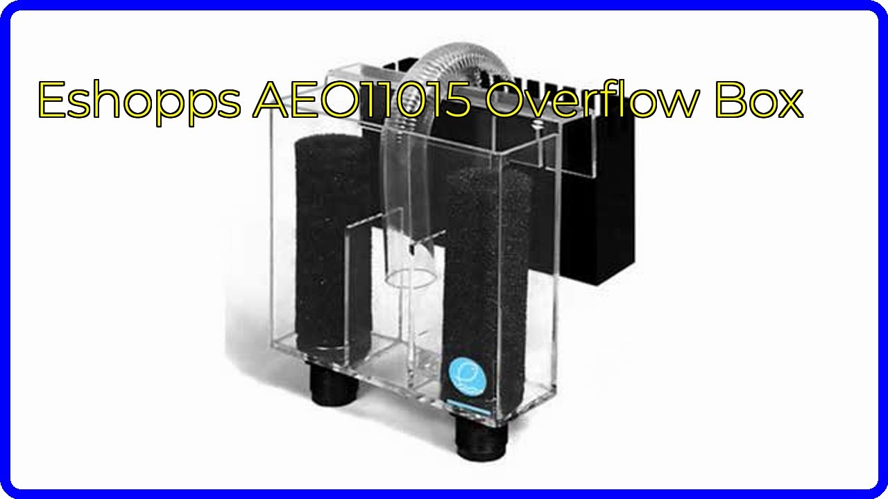 REVIEW (2025): Eshopps AEO11015 Overflow Box. ESSENTIAL details. - YouTube