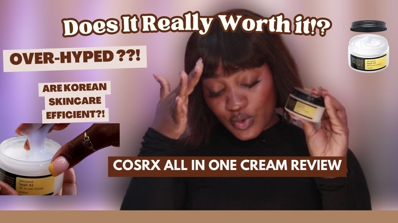 IS COSRX ALL IN ONE CREAM WORTH YOUR MONEY ? SHOCKING REVEAL (BEFORE ...
