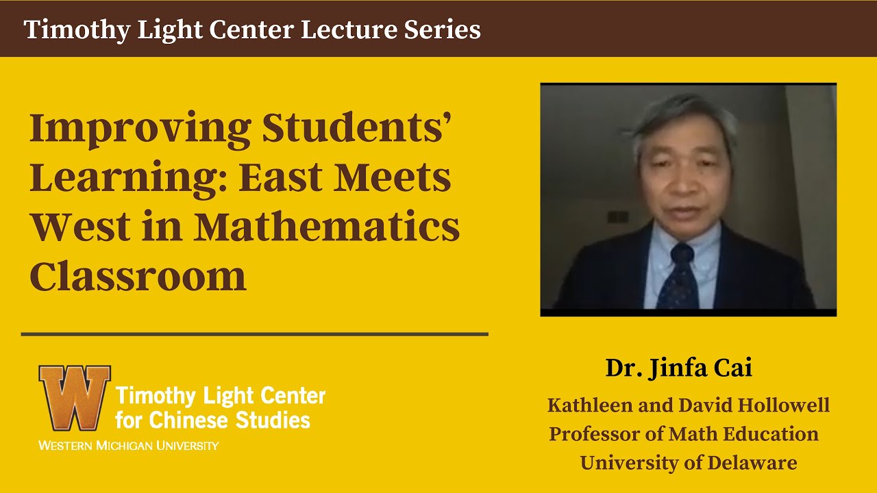 East Meets West in Mathematics Classroom - YouTube