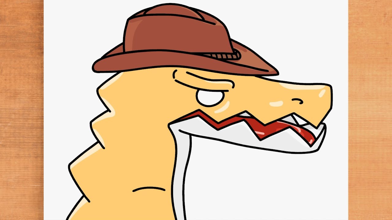 How to draw Gummigoo Cowboy Gummy Croc The Amazing Digital Circus 2 ...