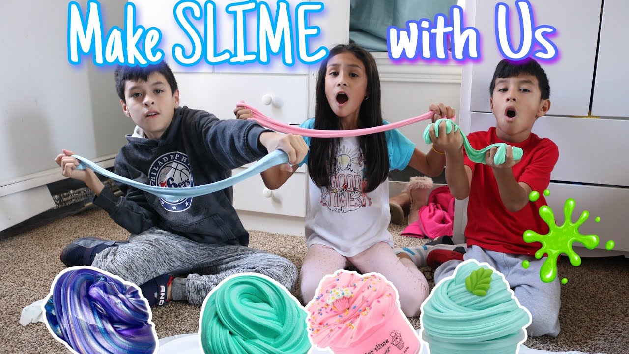 How to make SLIME For Kids / Pretend play challenge @adkkids5017 - YouTube