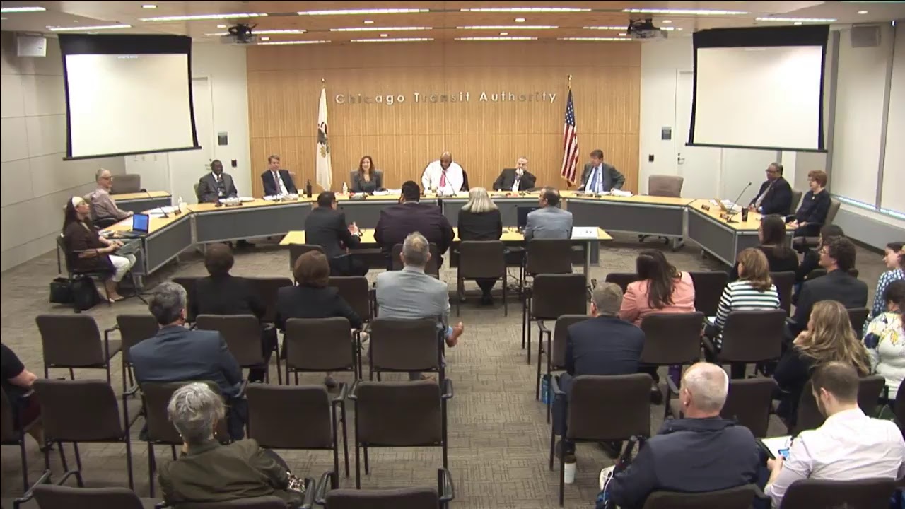 Chicago Transit Board Meeting - May 2018 - YouTube