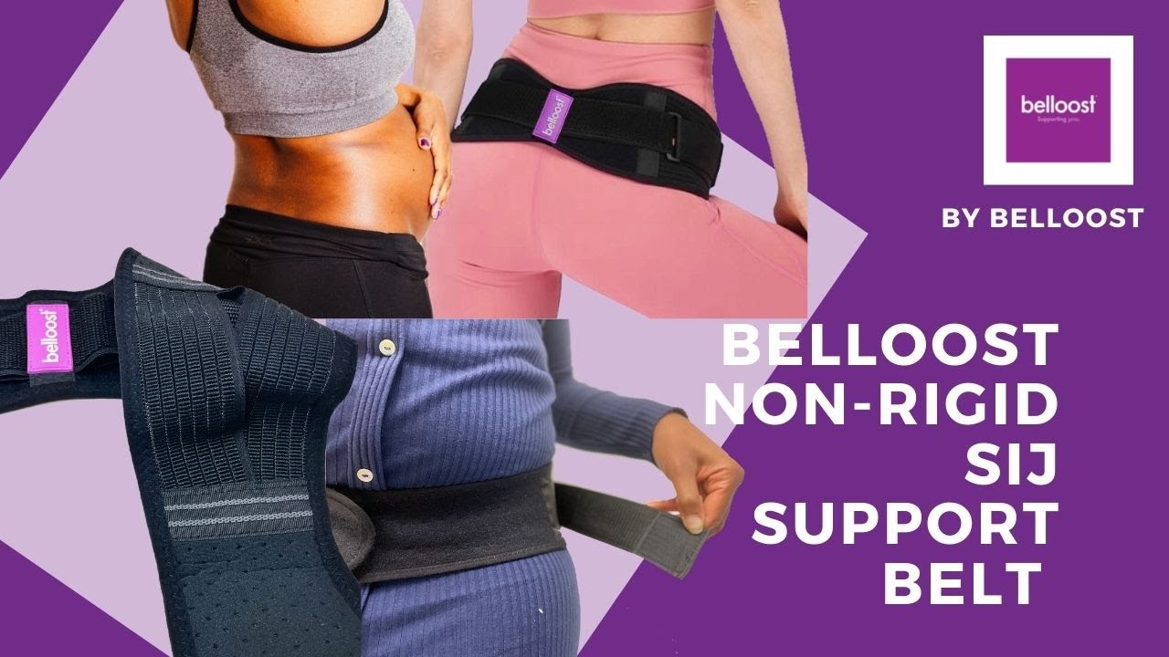 The Belloost Non-Rigid SIJ Support Belt - YouTube