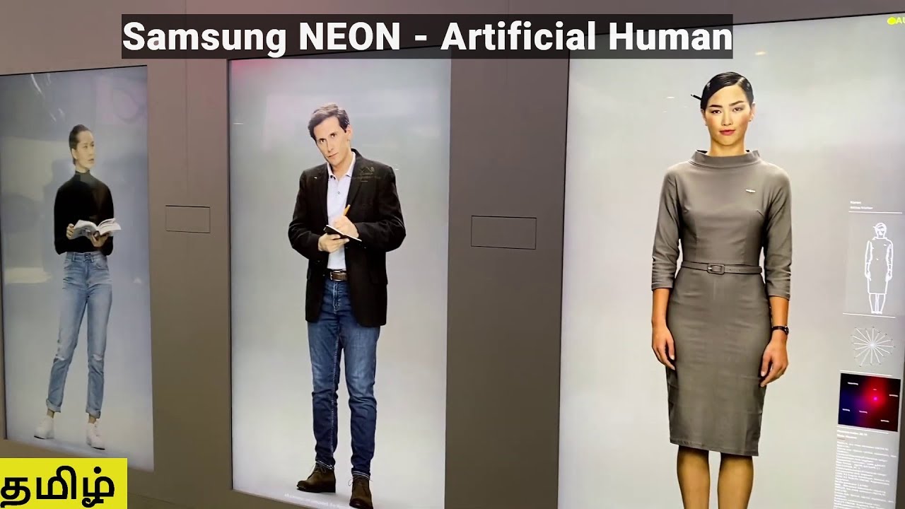 Samsung NEON Artificial Human Tamil First Look - YouTube