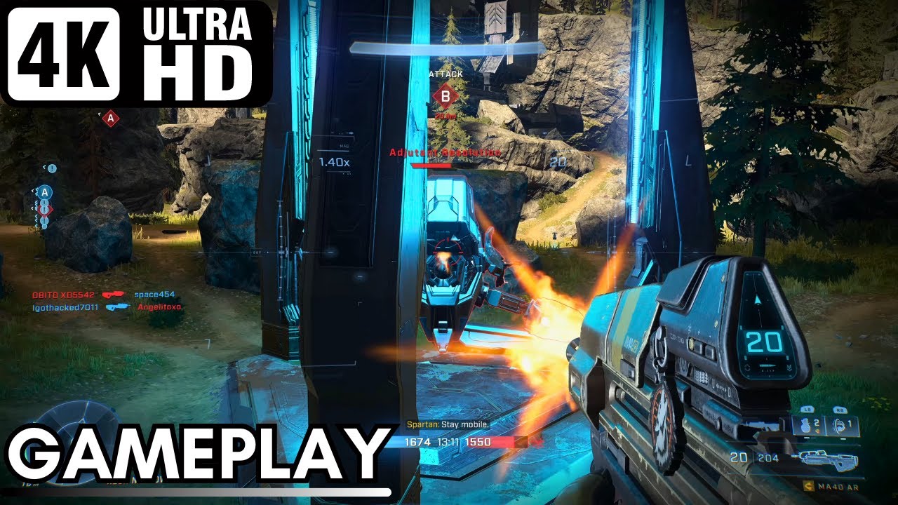 Halo infinite | Multiplayer Gameplay Big Team Battle Sentry Defense (No ...