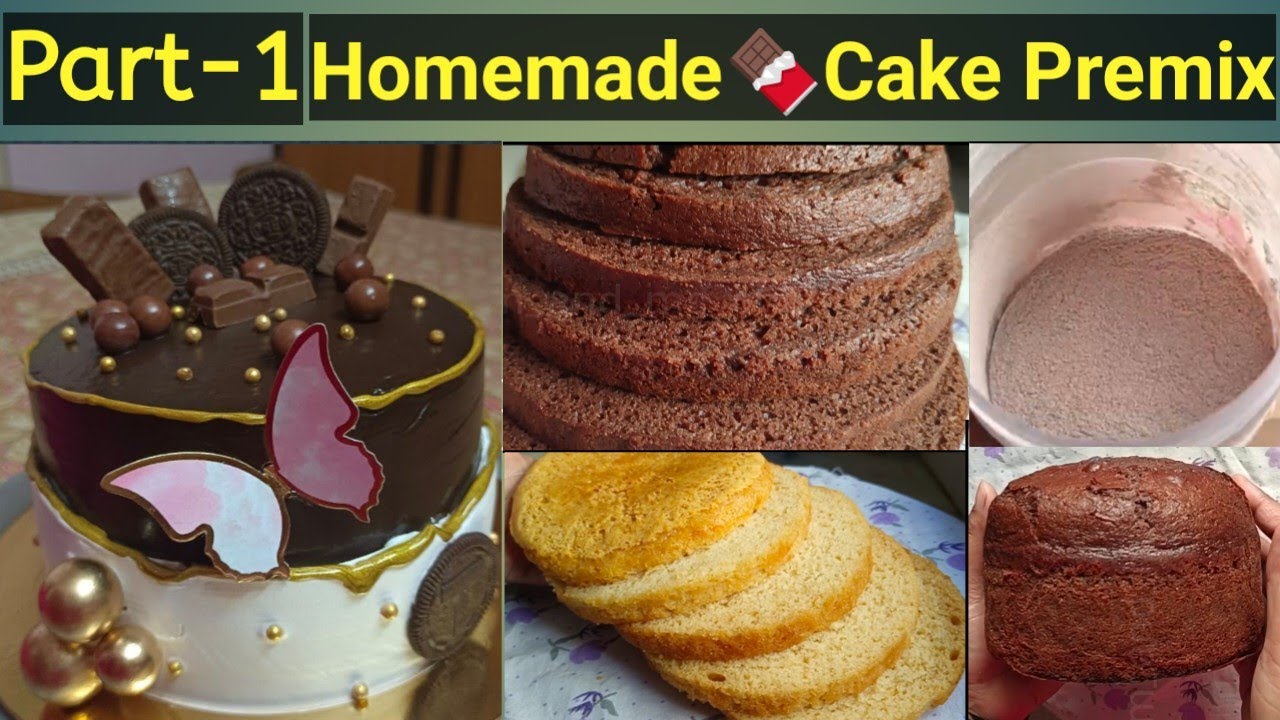 Homemade 🍫 Cake Premix / Easy Steps of Premix making with tips and ...