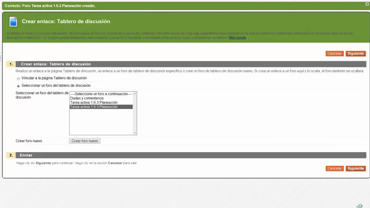 Cómo crear foro de discusión en Blackboard - YouTube