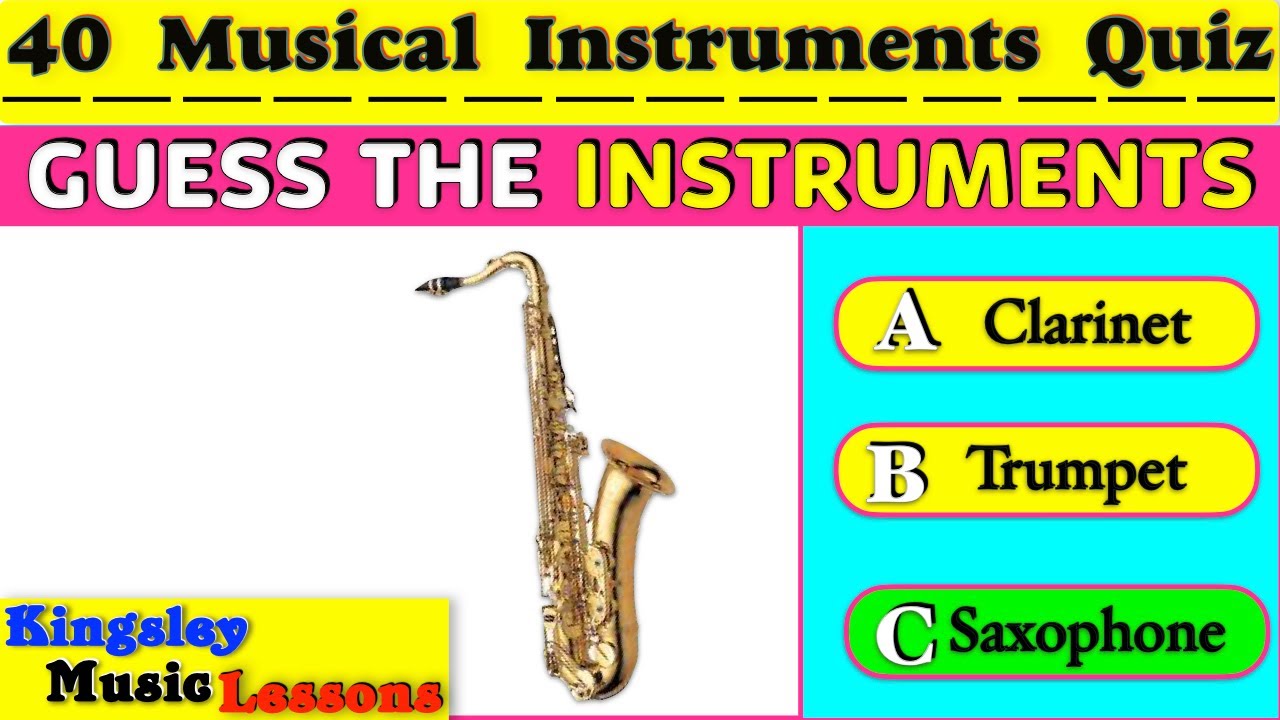 40 Musical Instruments | with Pictures | Quiz 2023 - YouTube