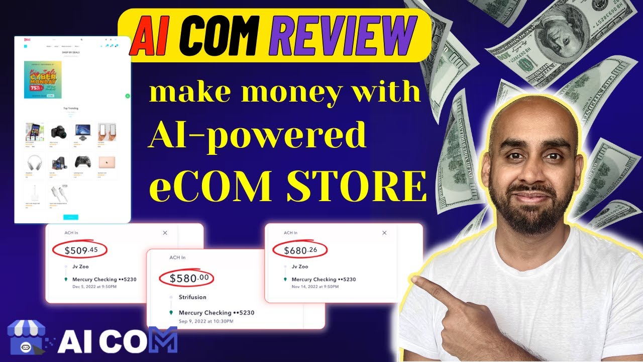 AI Com Review | 📈 One Click Ecom Platform - AI Com makes $500+ a day in ...