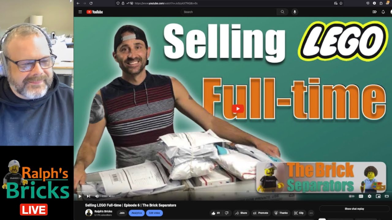 🔴 LIVE - Reacting to the Brick Separators Episode on Selling BrickLink ...
