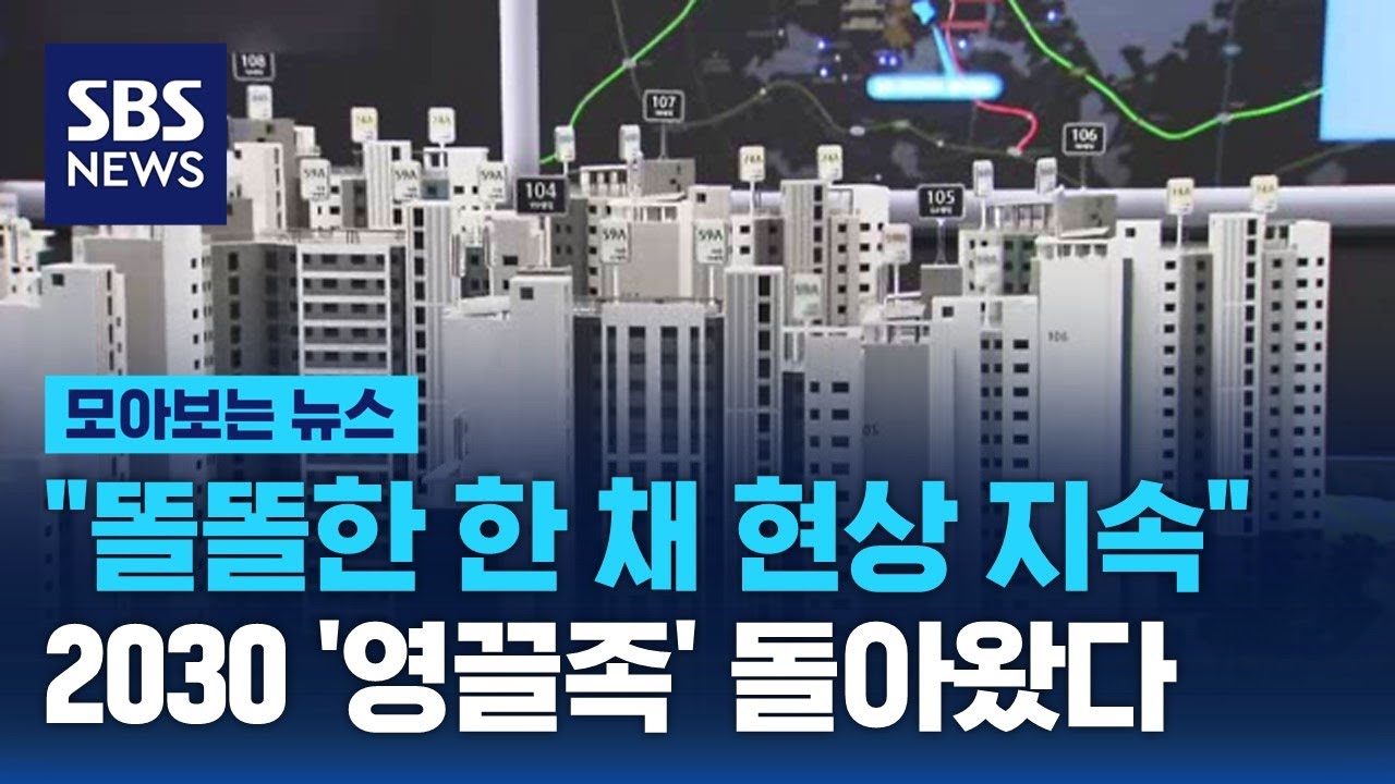 "똘똘한 한 채 현상 지속" 2030 '영끌족' 돌아왔다 / SBS / 모아보는 뉴스 - YouTube