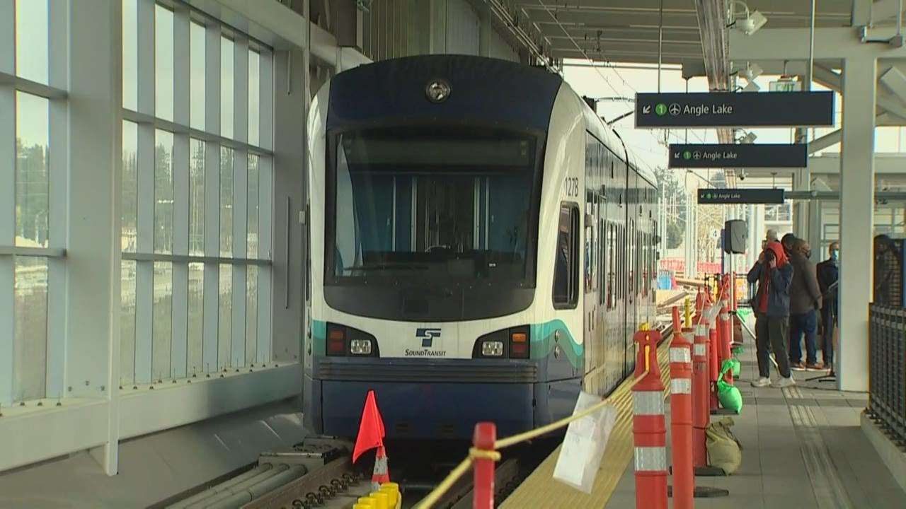 Northgate Link light rail extension to open Oct. 2 in Seattle - YouTube