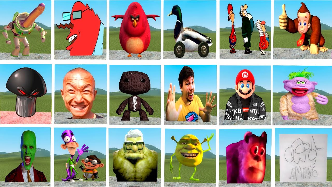 NEW NEXTBOTS MEME PACK \Nextbots\ Gmod! Garry's Mod! - YouTube