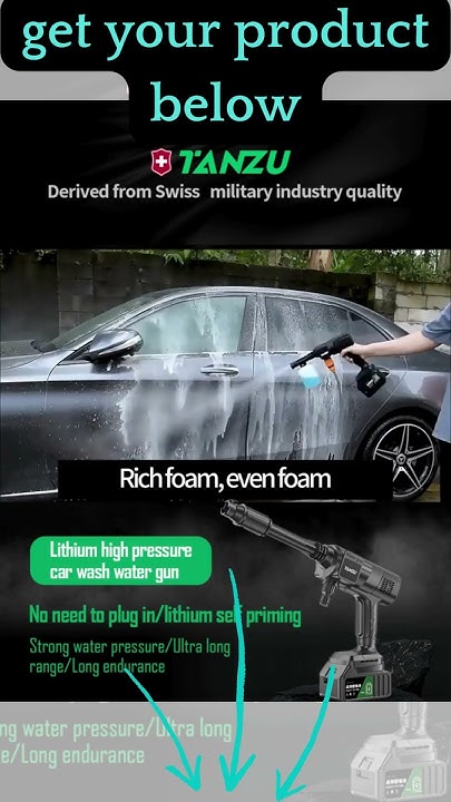 21V 80 Bar Generation 7 High Pressure Washer https://s.click.aliexpress.com/e/_De2Jn0T - YouTube