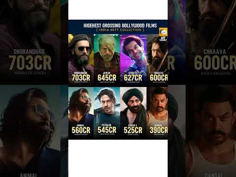 Highest Bollywood net #trending #bollywood #viral #dhurandhar #jawan #animal #srk #ranbirkapoor #og