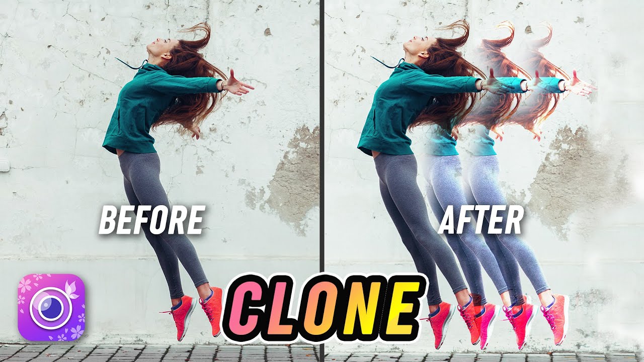 How To Clone Yourself | Photo Editing Tutorial | YouCam Perfect - YouTube