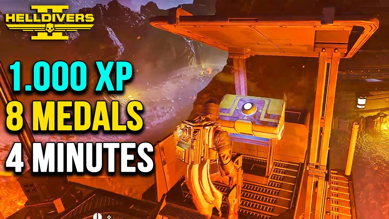 New Mission Easy XP and Medals Farm in Helldivers 2 - YouTube