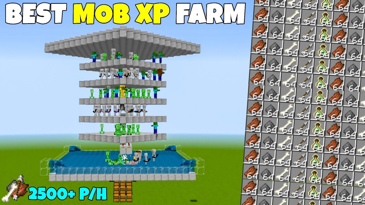 BEST Mob XP Farm in Minecraft Bedrock 1.21 – Unlimited XP & Loot! (MCPE ...