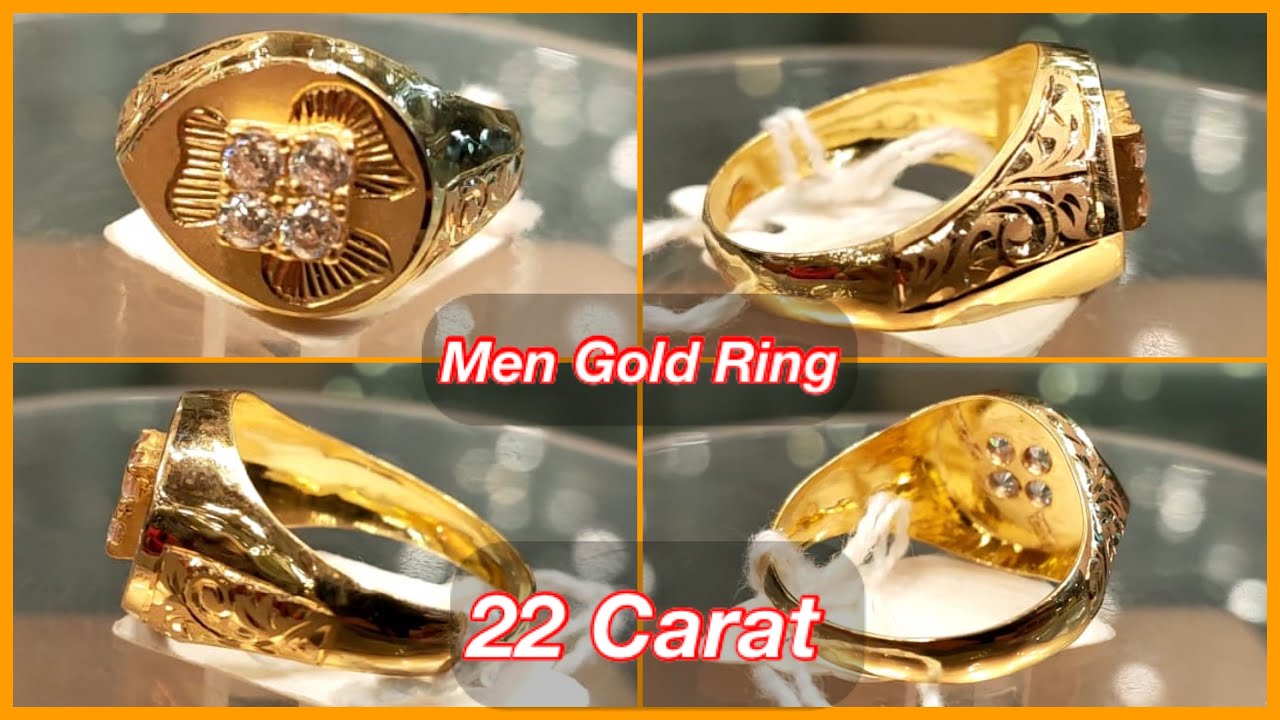 Beautiful Gold Ring For Men's | 22 carat pure Gold | Fine Art Jewellers ...