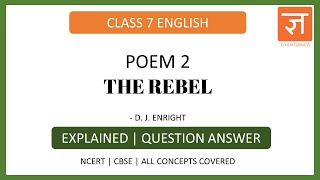 The Rebel | Class 7 English Poem | Poem Explanation Que... | Doovi