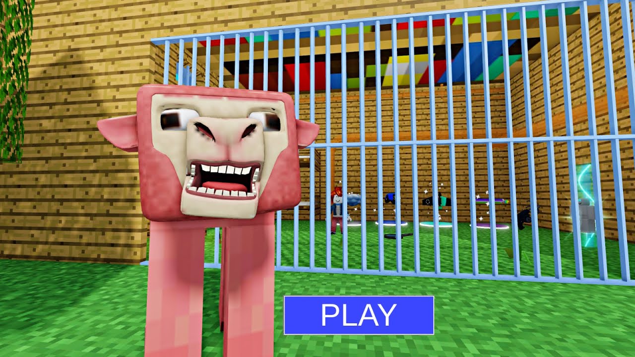 Pink Sheep Barry Prison Run! (Obby) - Full Gameplay ∣ NO Commentary # ...