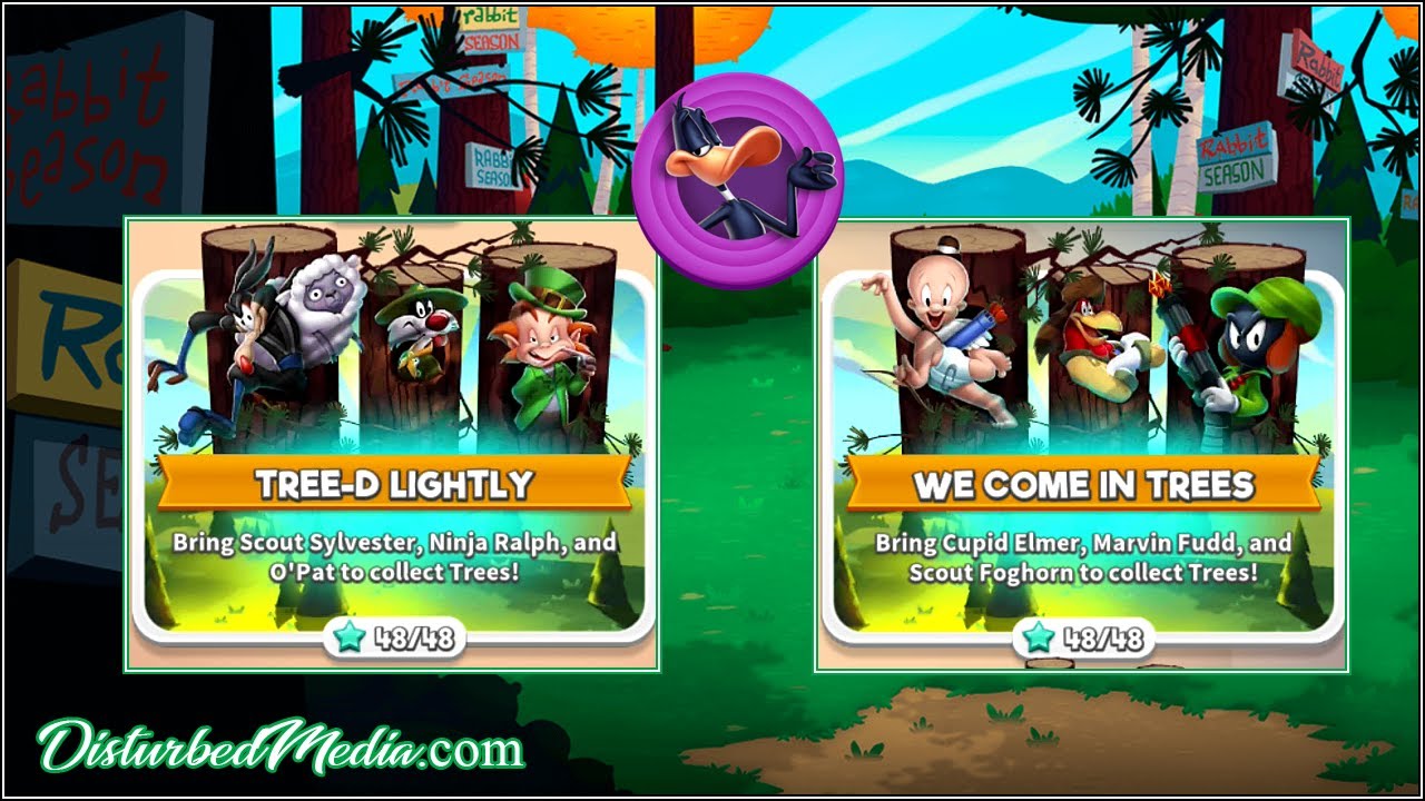 Looney Tunes World of Mayhem Trees to meet you Part 02 - YouTube