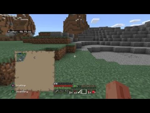 PS4 minecraft, map bug? - YouTube