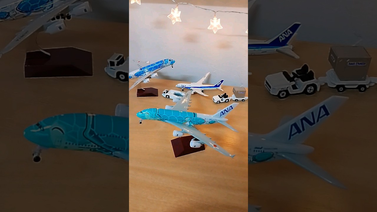 Unboxing ANA A380 KAI Turtle Plane Model - YouTube