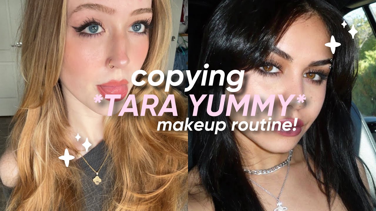 recreating TARA YUMMY’s *makeup routine!* - YouTube