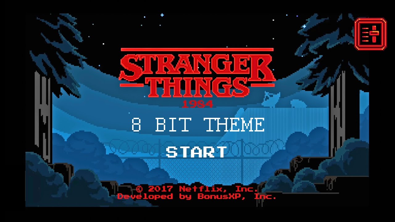 Stranger Things: 1984 opening theme - Retro Style game - 8 bit - YouTube