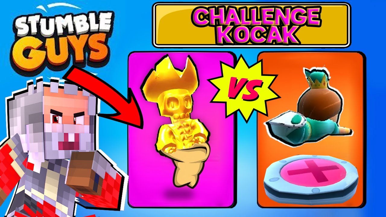 CHALLENGE LOMPAT POCONG 100 X DI STUMBLE GUYS ! LUBAK VS BELLE ...