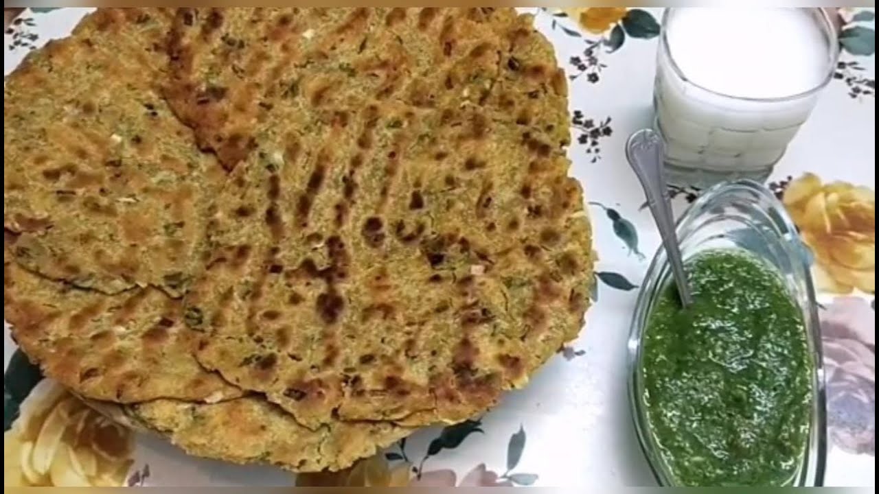 Besan ki Roti with Keri Ki Chutney by Seemi Khan - YouTube