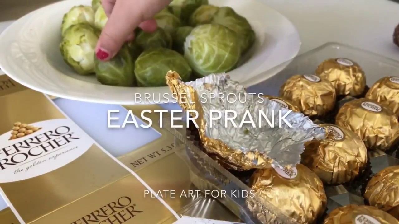 Easter prank with Brussel Sprouts by Chef Sam - YouTube